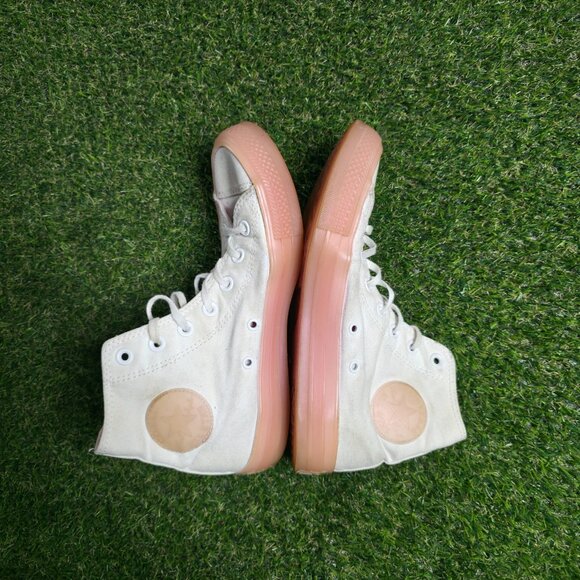 Converse | Shoes | Chuck Taylor All Star Shoes Womens 8 Hi Top White ...